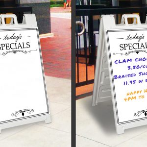 Dry Erase Signicade A Frame - New York Banners